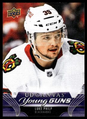 2023-24 Upper Deck Series 2 Luke Philp C215 UD Canvas - Young Guns | eBay