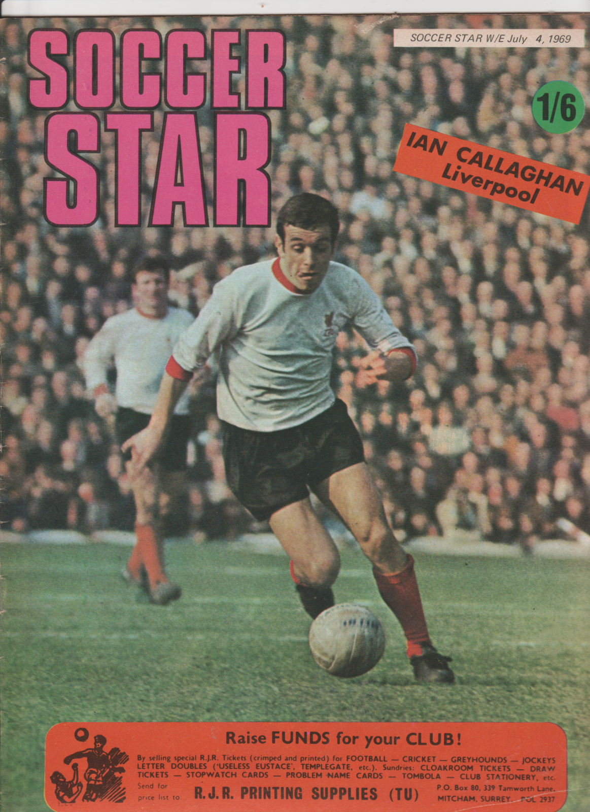 Soccer Star Vol 17 No 43 - 4th July 1969 | eBay