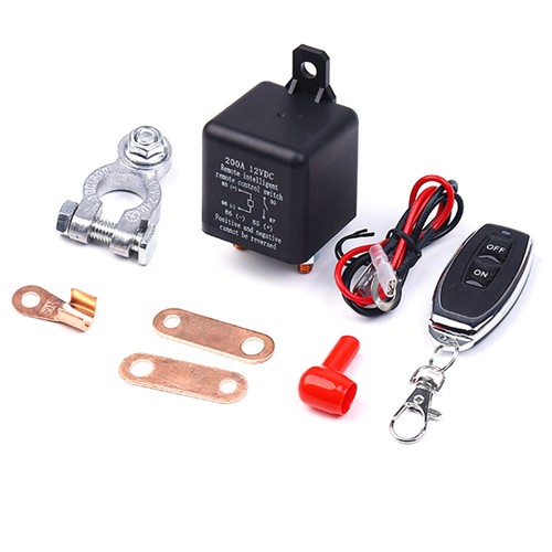 Car Battery Intelligent Breaker Remote Kit DC12V Disconnect Isolator ...