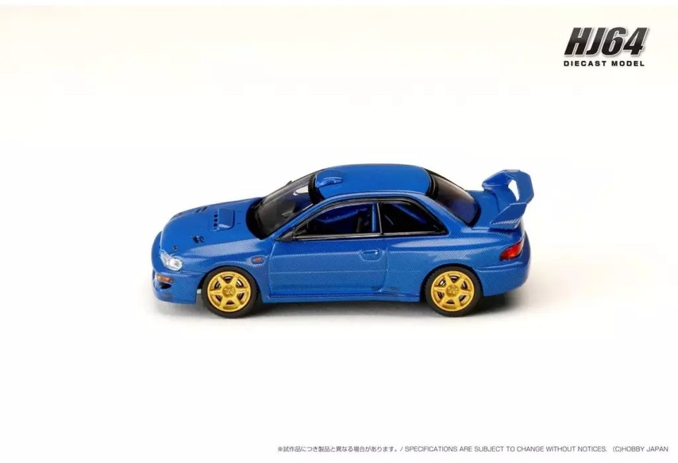 Mini car 164 Subaru Impreza 22B STi Version GC8 Rally Base Car Carbon ...