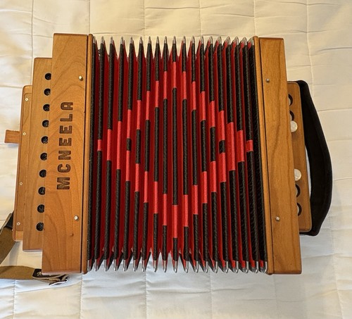 McNeela melodeon (diatonic one row accordion) Key Of D | eBay