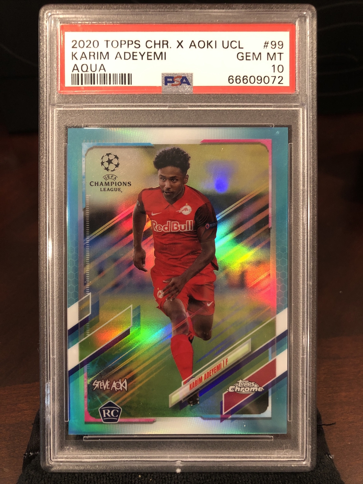 Karim Adeyemi 2020 Topps Chrome UCL Steve Aoki /150 RC PSA 10 | eBay