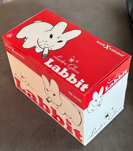 Frank Kozik Glossy Red Vinyl 10" Smorkin' Labbit Kidrobot New in Box ...