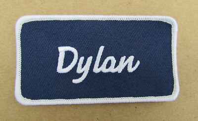 Name Dylan Patch Embroidered uniform patch New | eBay