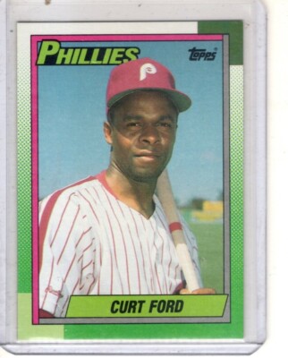 1990 Topps - #39 Curt Ford Philadelphia Phillies baseball card | eBay