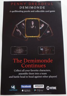 Sdcc 2016 Exclusif Penny Dreadful Demimonde Affiche 11 x 17 | eBay