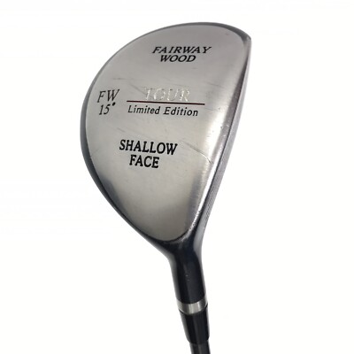 TOUR Limited Edition SHALLOW FACE 15* Hybrid Fairway Wood Regular Flex ...