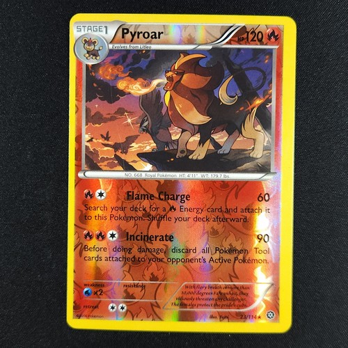 Pyroar 23/114 Holo - Steam Siege - Pokemon Card | eBay