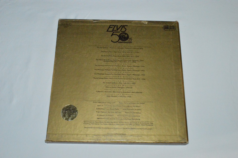 ELVIS PRESLEY A Golden Celebration 6-LP BOX SET 1984 RCA Victor Vinyl ...