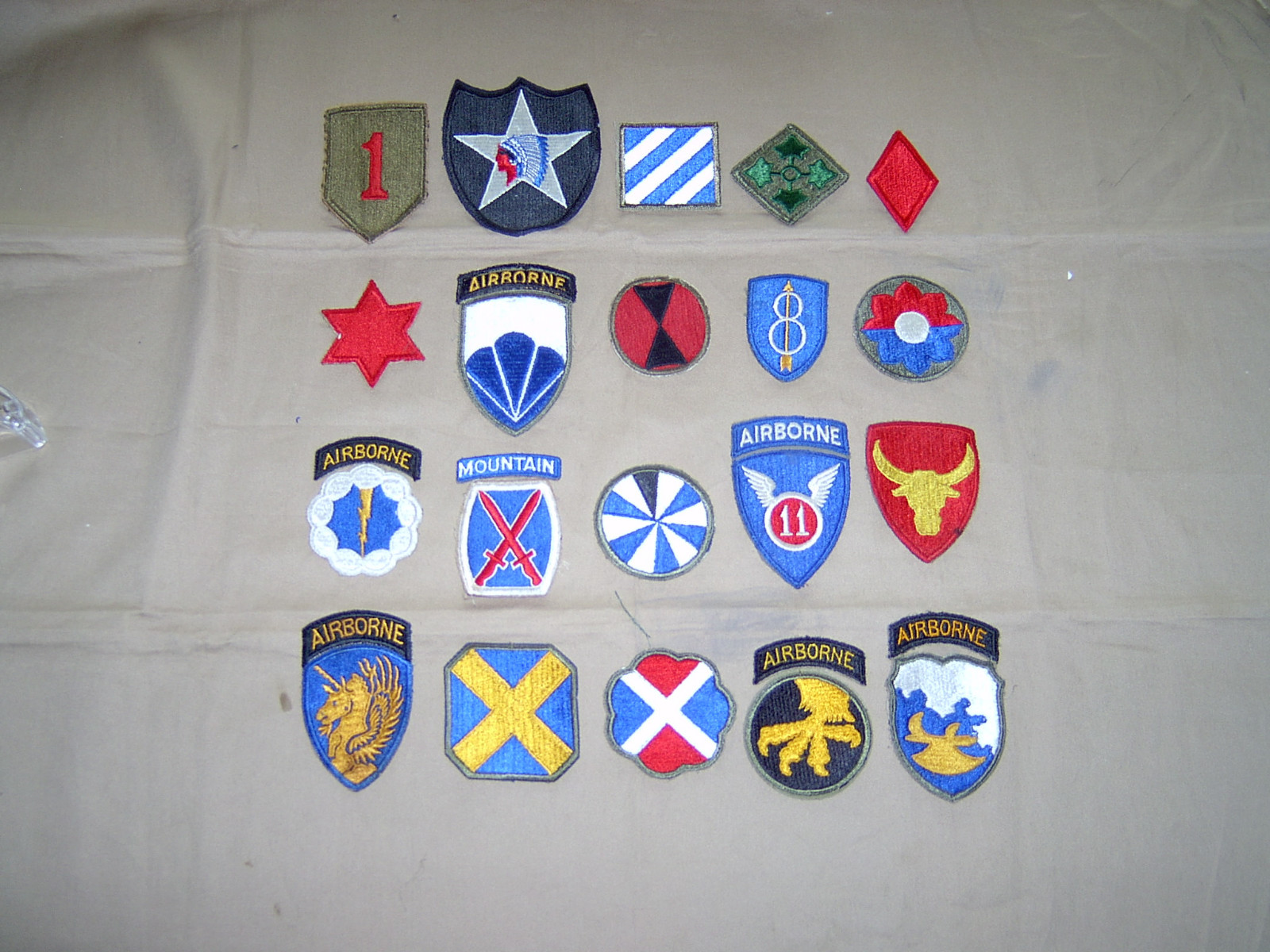 Complete set of WW2 US Infantry divisions including phantom and late ...