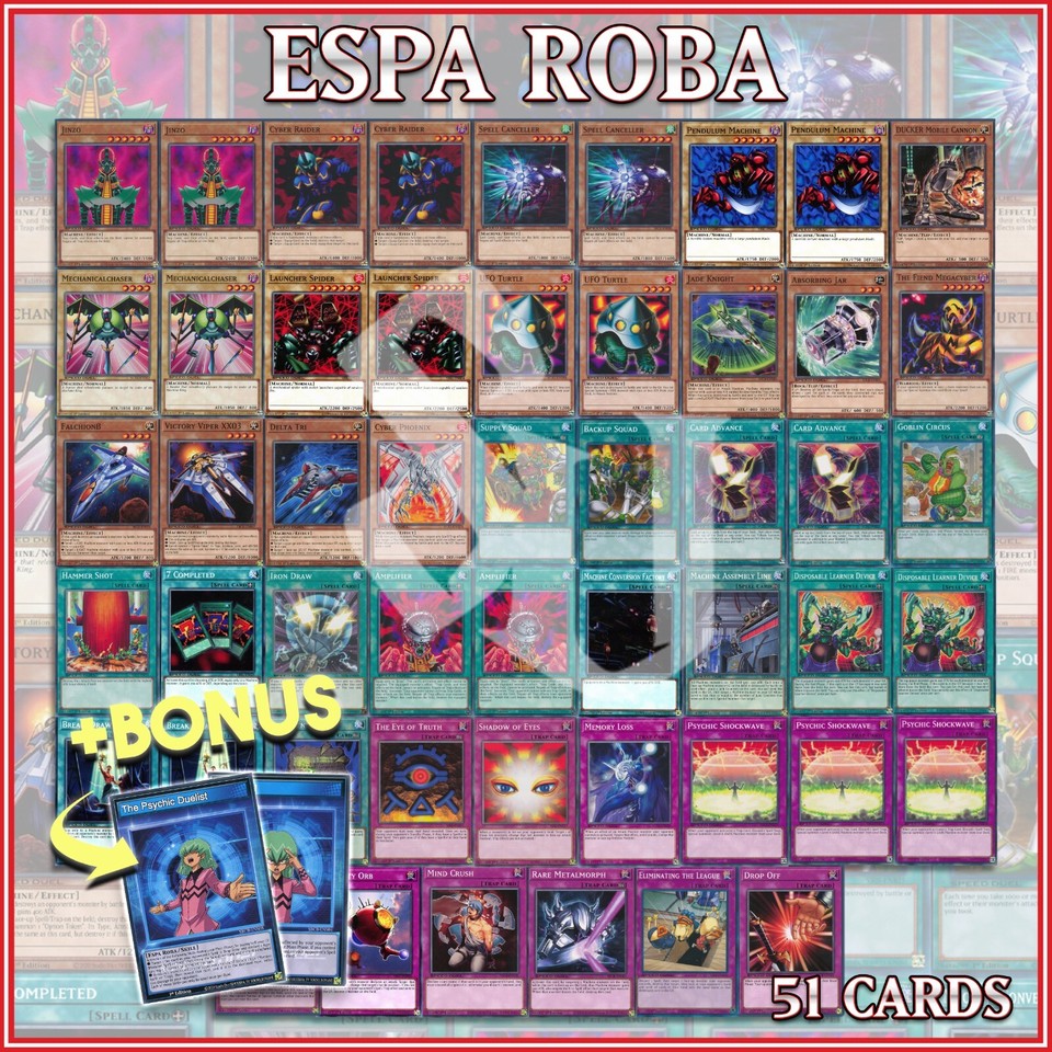 JINZO STARTER DECK 50+ | Psychic Shockwave Spell Canceller Amplifier ...