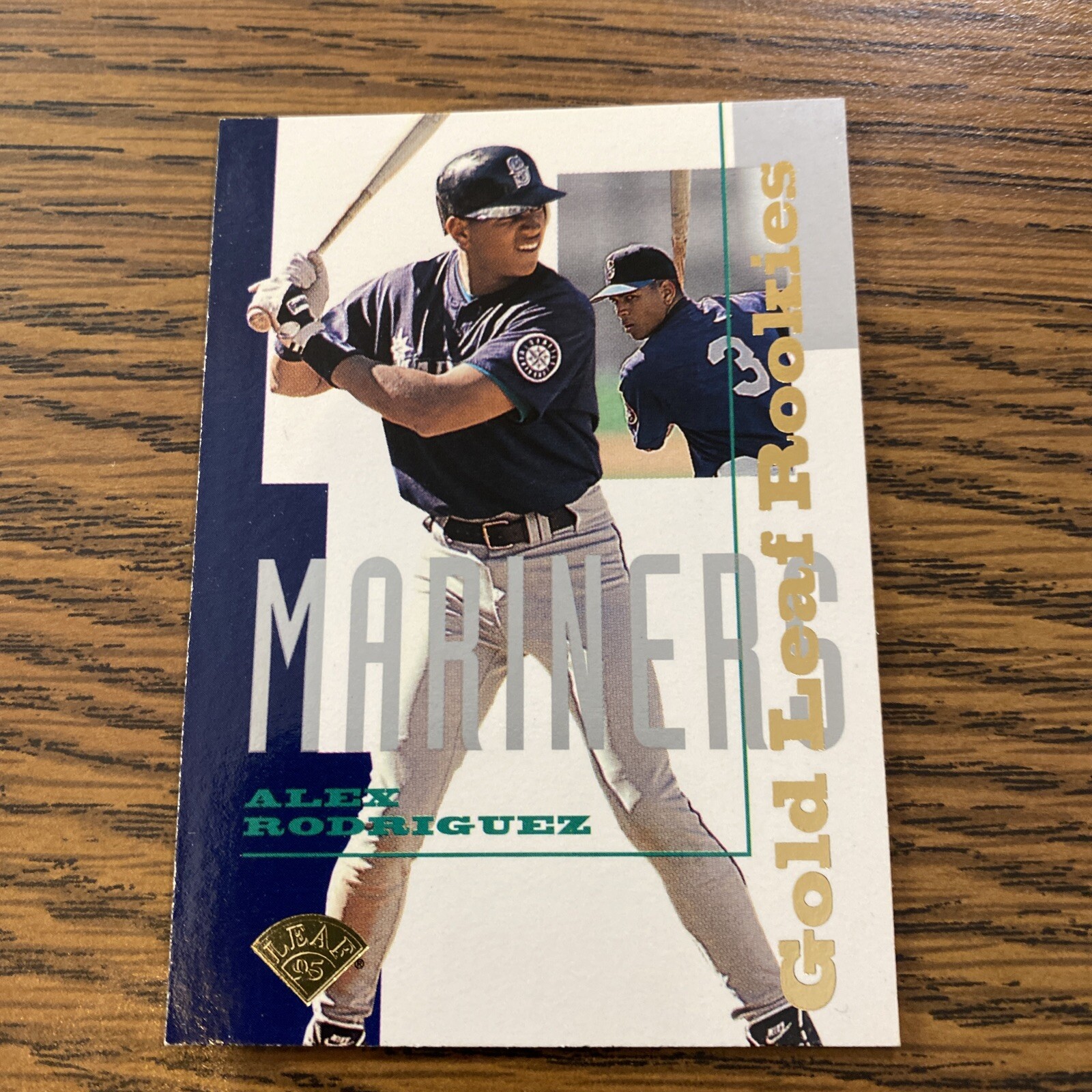 Alex Rodriguez 1995 Gold Leaf Rookies Card #1 RC SP Seattle Yankees ...