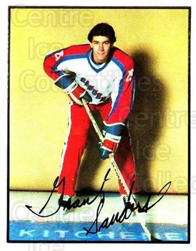 1984-85 Kitchener Rangers #28 Grant Sanders | eBay