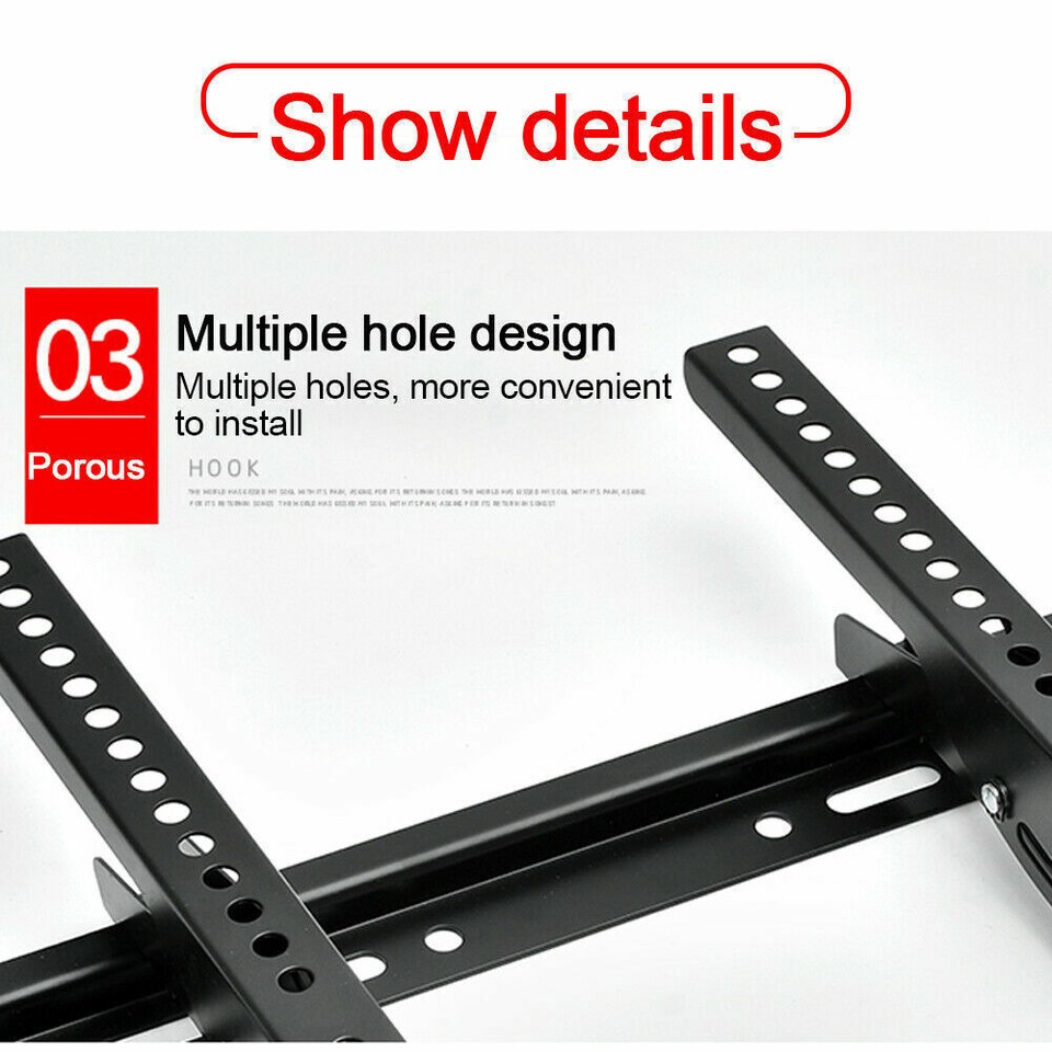 TV WALL BRACKET MOUNT TILT LCD LED FOR 32 42 50 55 60 65 INCH TV LG ...