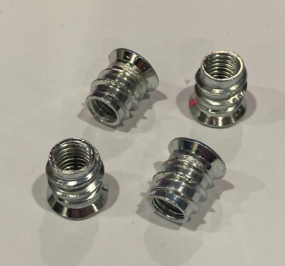 4pk Steel Screw-In Sleeve With Rim Length 15 mm, M8 internal thread ...