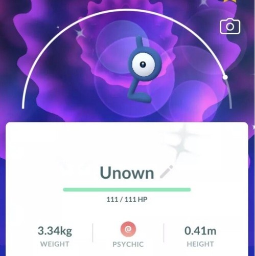 Trade shiny Unown L Pokemon (Registered Trade Only) | eBay