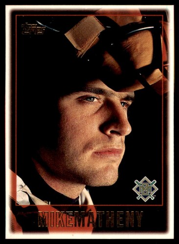 1997 Topps Mike Matheny Baseball Card Milwaukee Brewers #485 | eBay