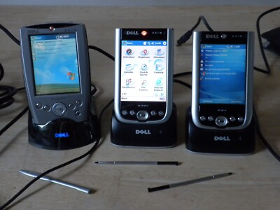 Dell Axim - PDA LOT X50v, X51, X5 Pocket PC - with chargers, docks ...