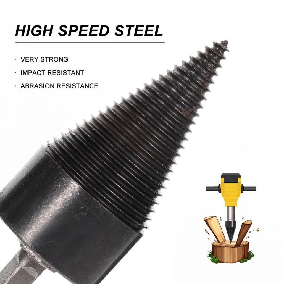 Holzsplitter -Bohrer Werkzeuge Zum Spalten Von Brennholz ...