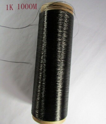 1K Carbon Fiber Fibre Tow Filament Yarn Thread Tape 3800MPa 1000m ...