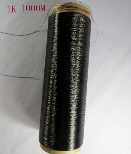 1K Carbon Fiber Fibre Tow Filament Yarn Thread Tape 3800MPa 1000m ...