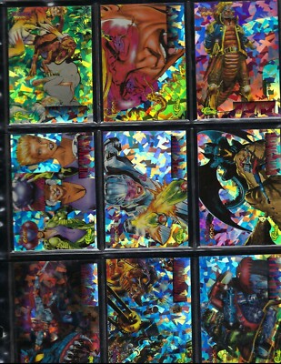 1993 Classic Deathwatch 2000 Complete Prismatic Foil Insert Card Set ...