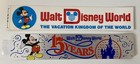 Walt Disney World Bumper Stickers 15 Year Anniversary And Ticket Stub ...