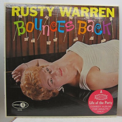 Rusty Warren - Rusty Warren Bounces Back - Jubilee Records 1961 | eBay