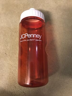 JC Penny Water Bottle Red | eBay