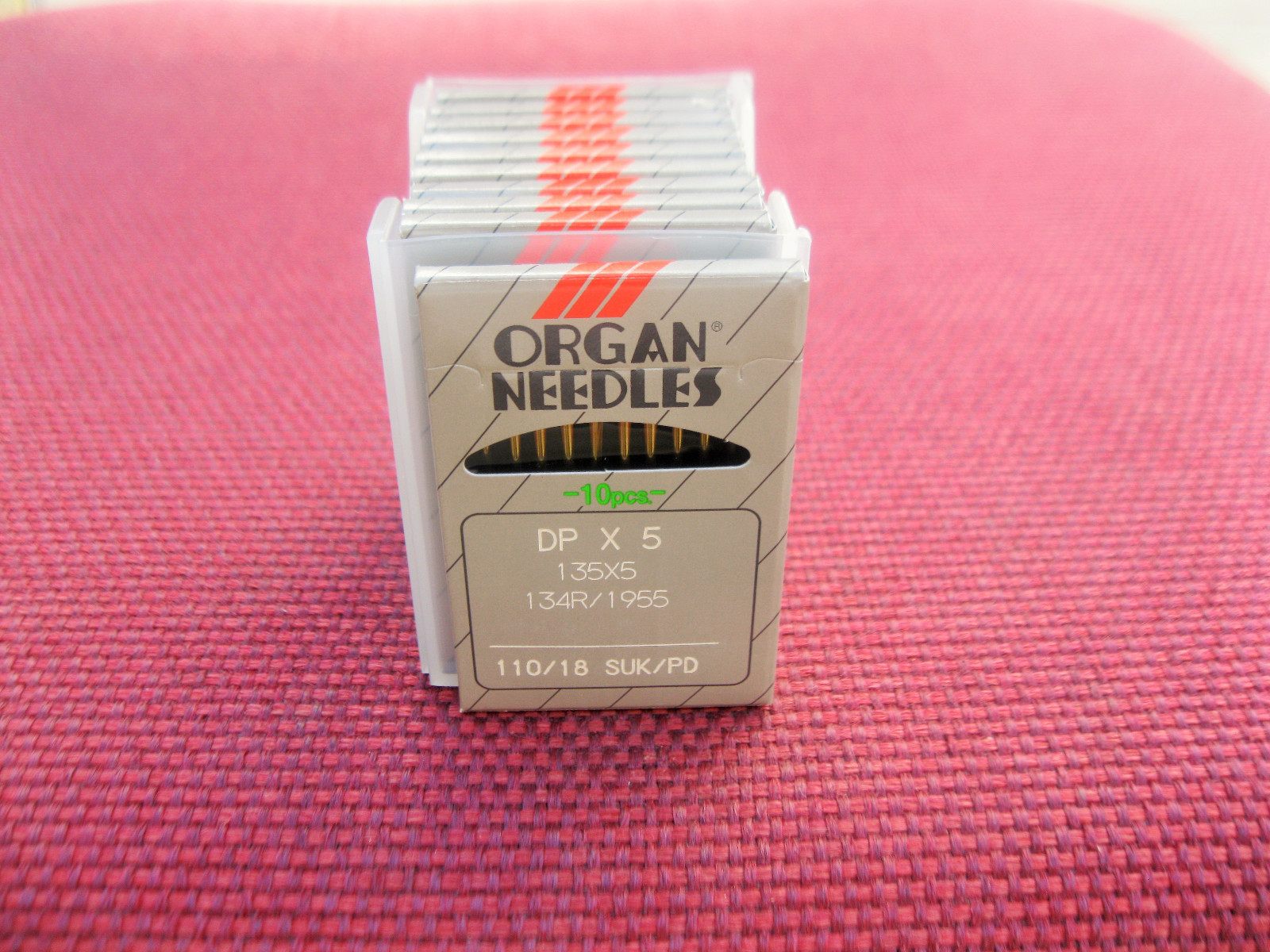100 ORGAN TITANIUM 135X7 PD SEWING MACHINE NEEDLES 135X5 PD, DPX5 PD ...