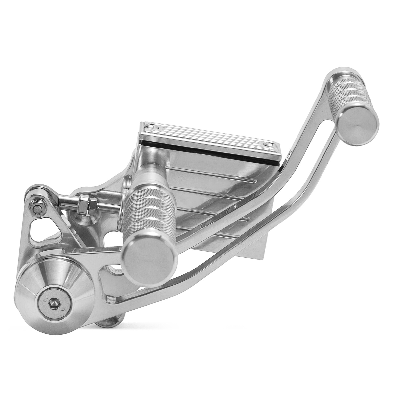 Polished Forward Control Fatboy Heritage Softail Deluxe FLSTN Custom ...