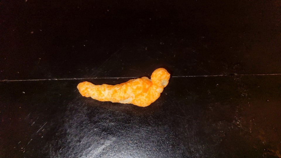 Cheeto Shaped Like A Man Relaxing On A Couch Watching TV. | eBay