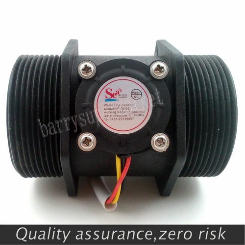 YF-DN50 G2" inch Water Flow meter Sensor flowmeter counter indicator ...