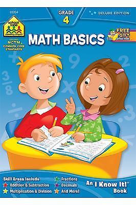 School Zone Math Basics 4 Workbook: 64 Pages- paperback, 0887431402 ...