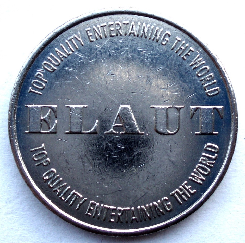 US, ELAUT TOP QUALITY ENTERTAINING THE WORLD Token 25mm 6g CuNi. GG11.4 ...