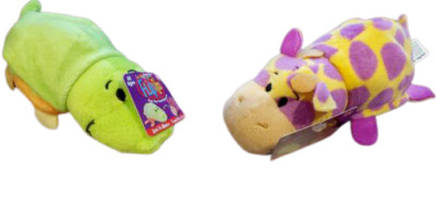 The Original Flipazoo 2 Pets in 1 Plush Apple Pie Alligator & PB&J ...