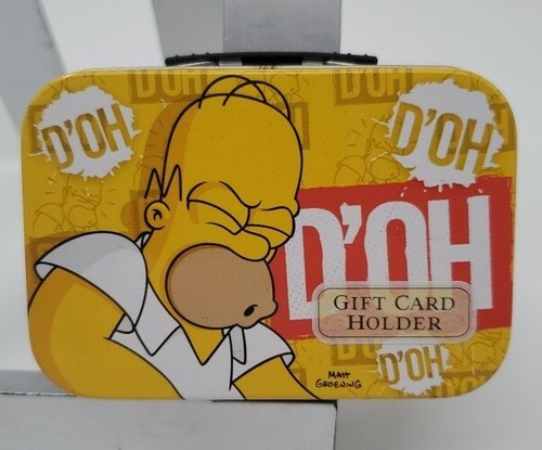 HOMER SIMPSON GIFT Card Holder Box | eBay