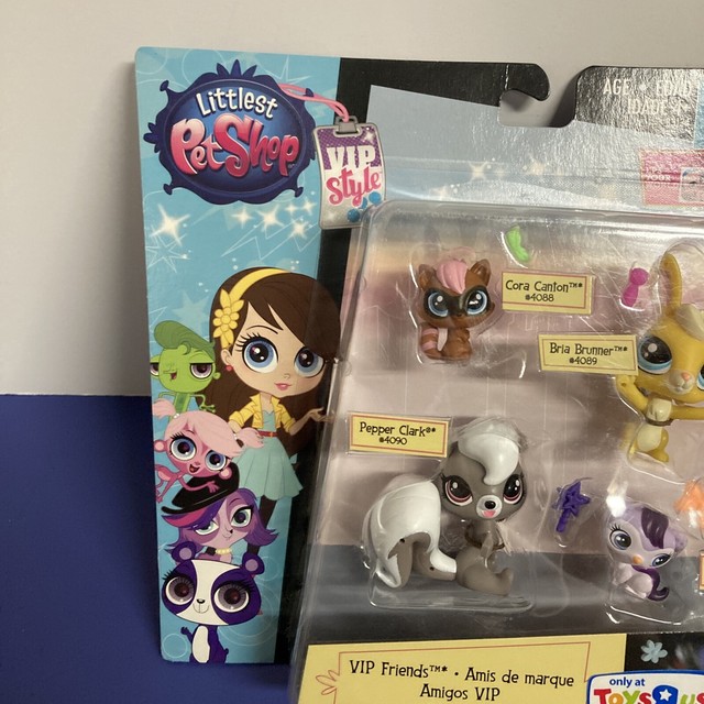 Littlest Pet Shop LPS VIP Friends 4088 Cora 4089 Bria 4090 Pepper 4091 ...