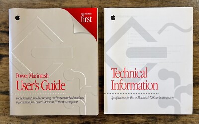 Apple Power Macintosh 7200 Series Computers User's Guide & Technical ...