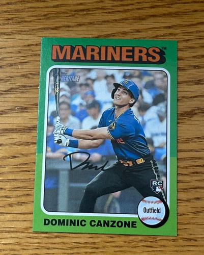 DOMINIC CANZONE 2024 Topps Heritage #426 Rookie RC | eBay