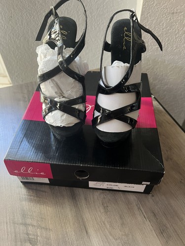 Ellie Sexy Dancer Platforms Ankle Strap High Heels Adult Women Shoes ...