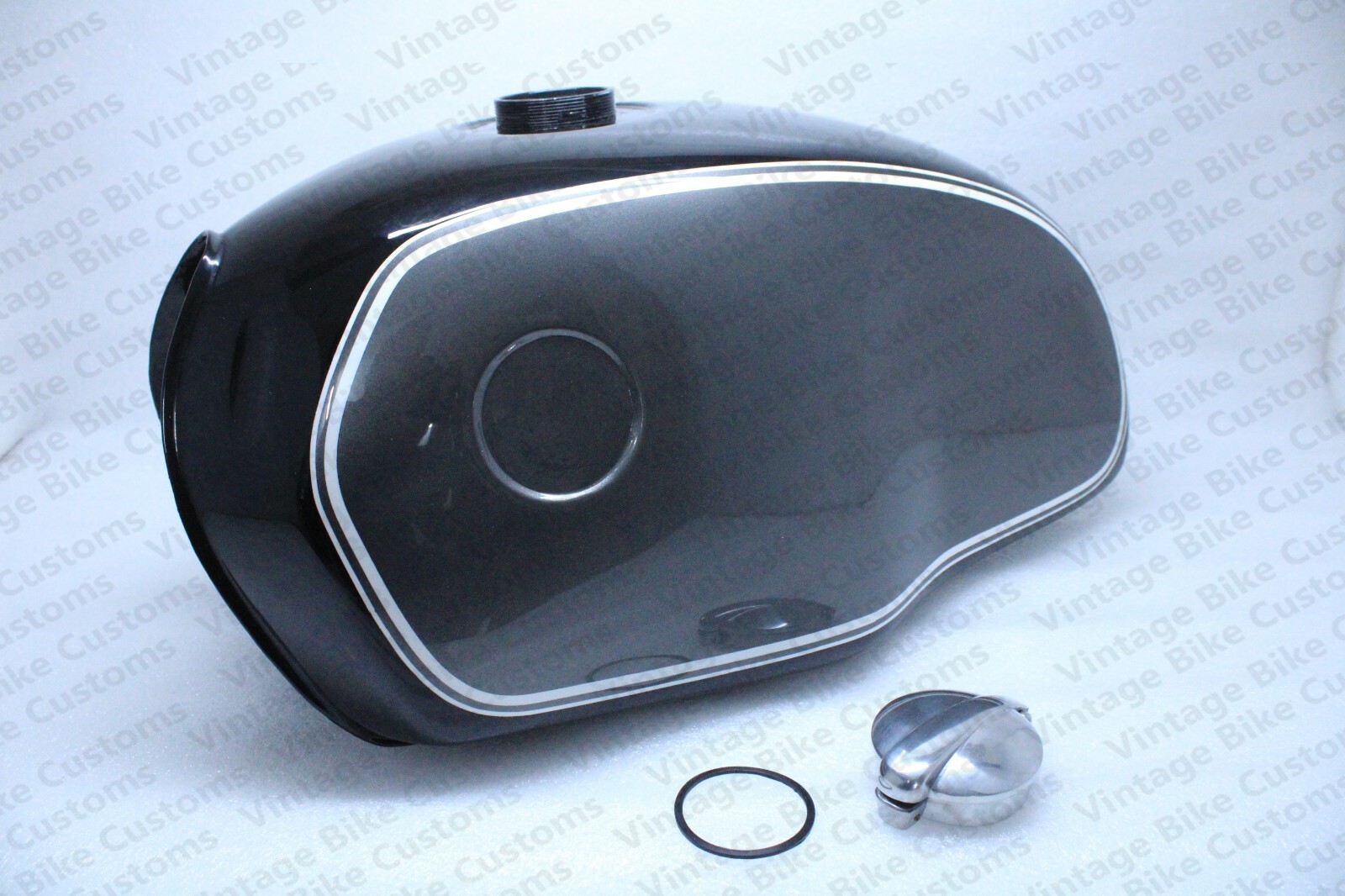 Gas Tank For Bmw R100 Rt Rs R90 R80 R75 In Black Painted With Monza Cap ...