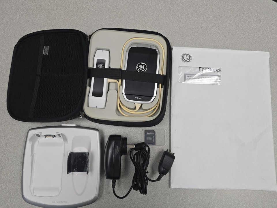 GE Vscan Portable Ultrasound (GM000310) with Dual Head & Docking ...