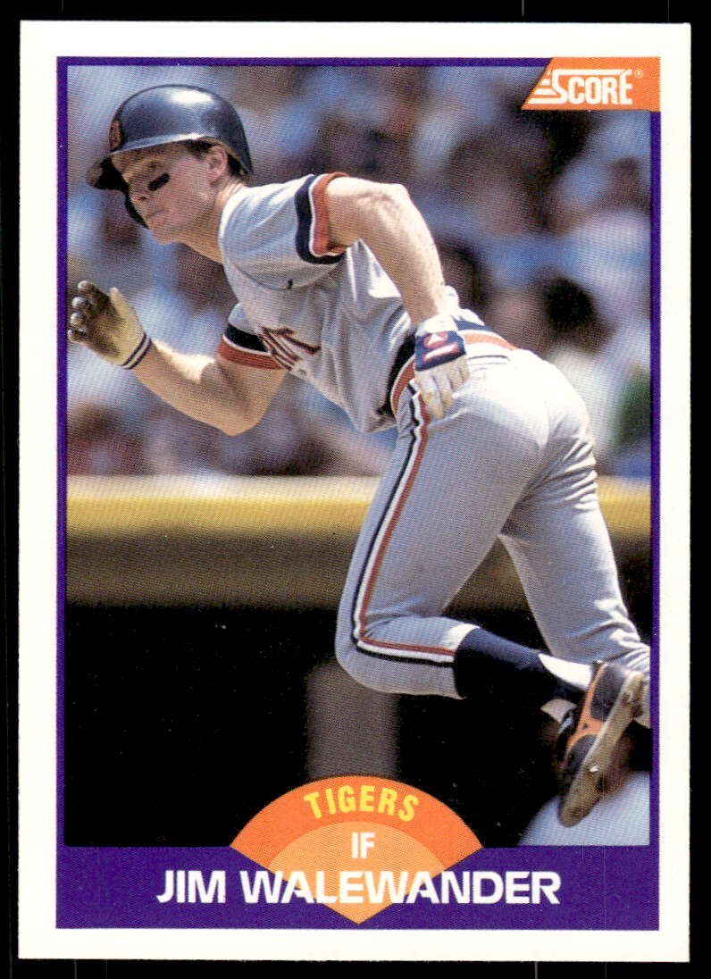 1989 Score Baseball Card Jim Walewander Detroit Tigers #311 | eBay
