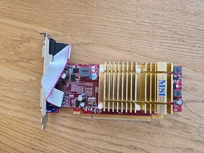 MSI R4350-MD512H, ATI Radeon HD 4350, 512 MB DDR2, HDMI, DVI-I, VGA ...