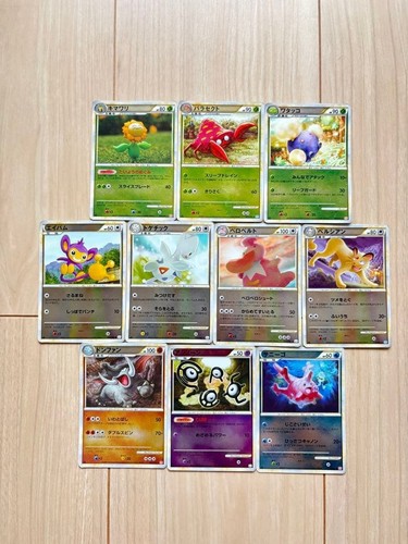 Pokémon Mirror Card Set of 10 Vintage Bullet Mirrors Collectible Used ...