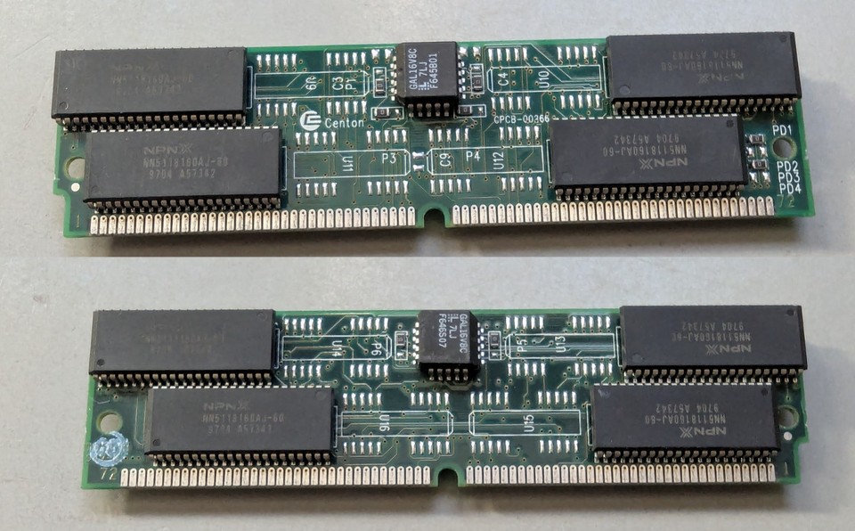 Vintage Computer Memory Sticks SIMM DIMM SODIMM EDO SDRAM ECC NON-ECC ...