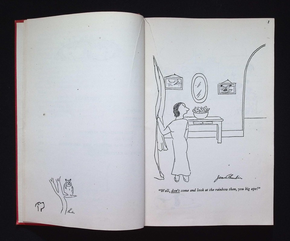 Thurber’s Men, Women and Dogs: A Book of Drawings preface by Dorothy ...