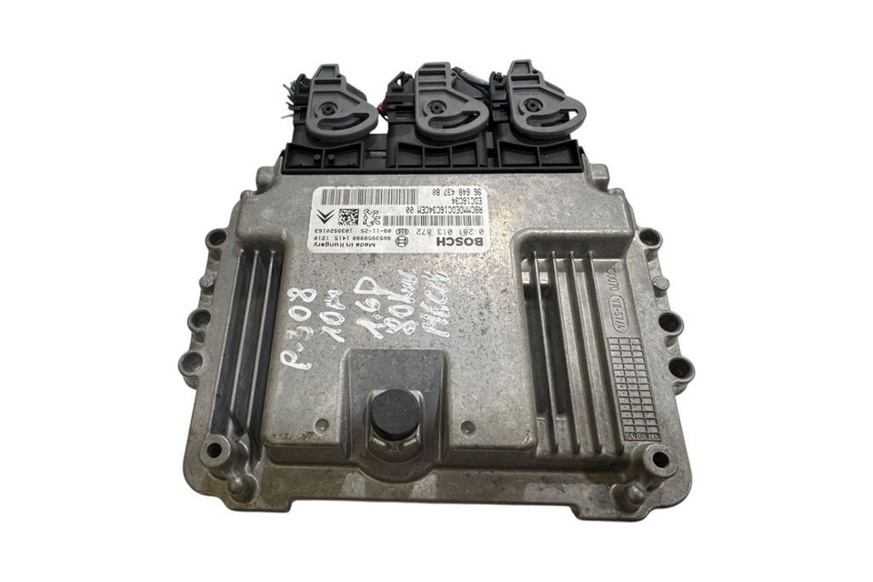 Peugeot 308 2009 9664843780 Engine control unit module ECU ONV65126 | eBay