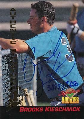 Brooks Kieschnick autographed Baseball Card (Cubs) 1994 Signature ...